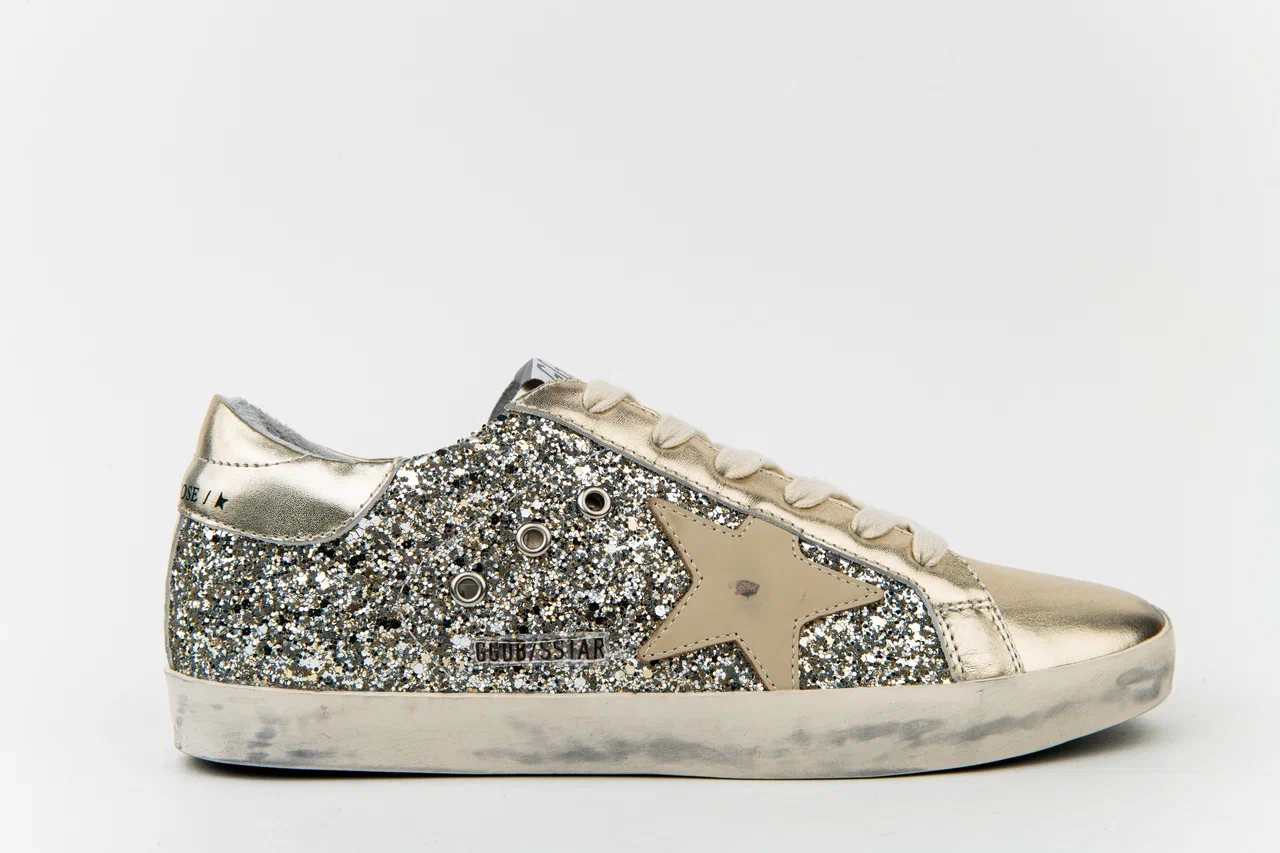 Golden Goose Color Gold Sneakers - Size.ge