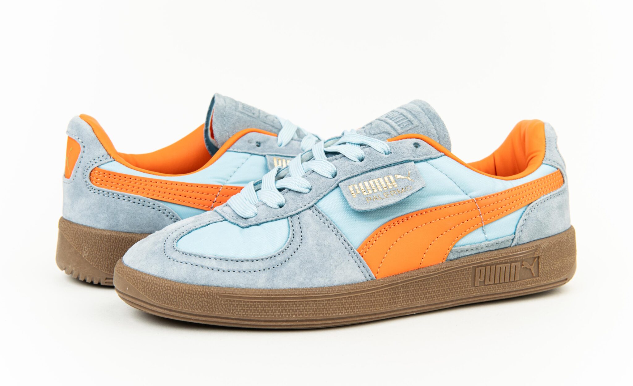 Light Blue / Orange Color Puma Sneakers - Size.ge