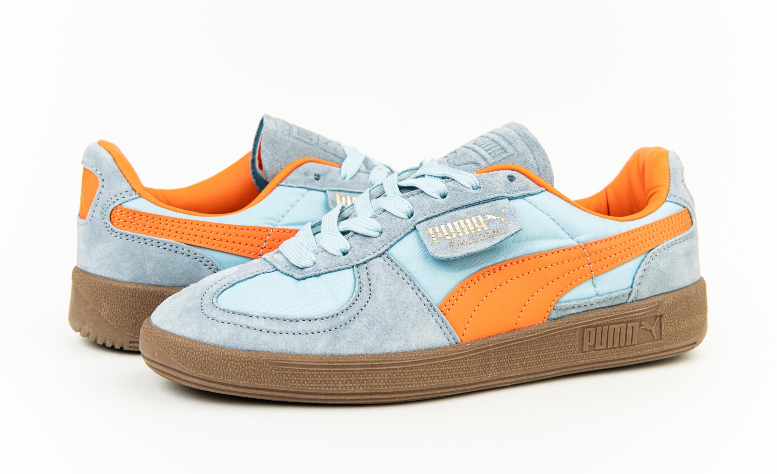 Light Blue / Orange Color Puma Sneakers - Size.ge